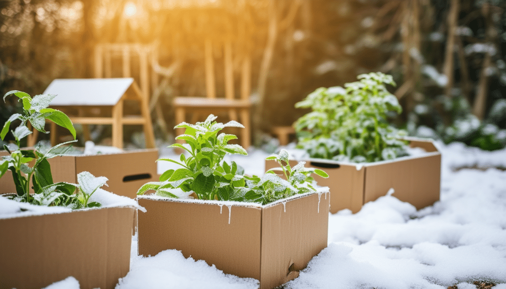Winter Gardening Hacks: Transform Cardboard Boxes into Plant Shields