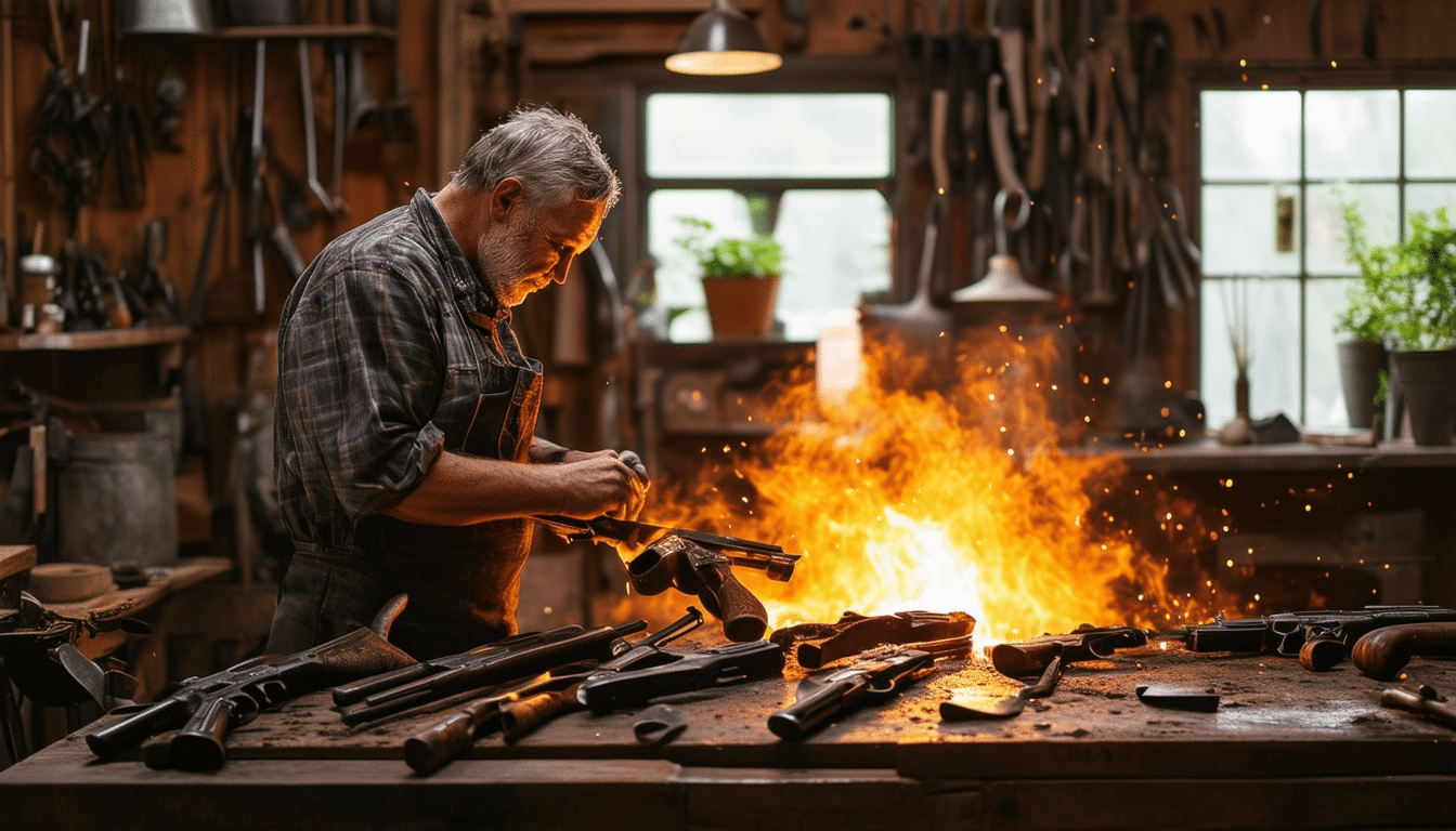 From Guns to Gardens: A Blacksmith's Creative Rebirth